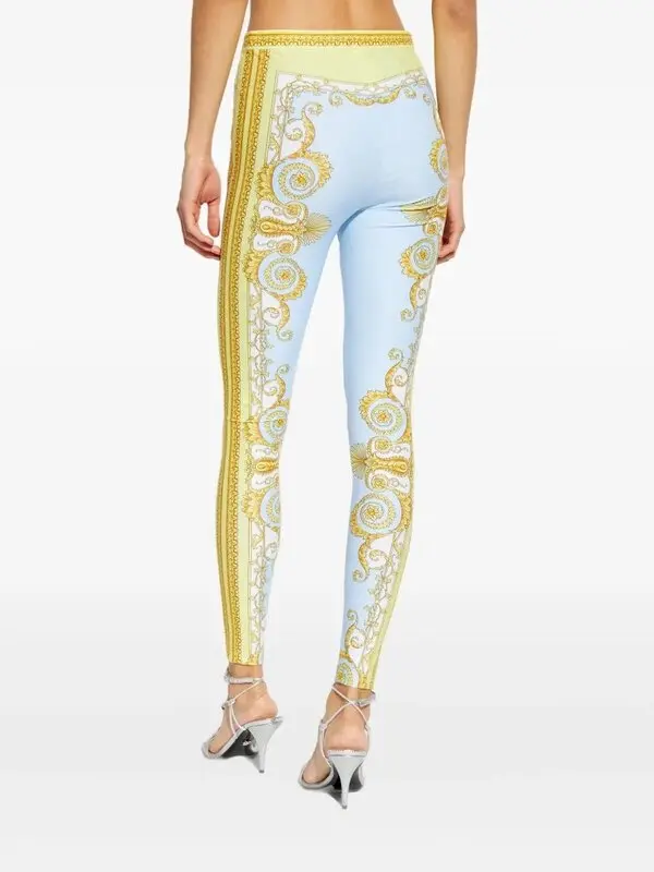 Versace Spring Barocco Leggings - Multicolor