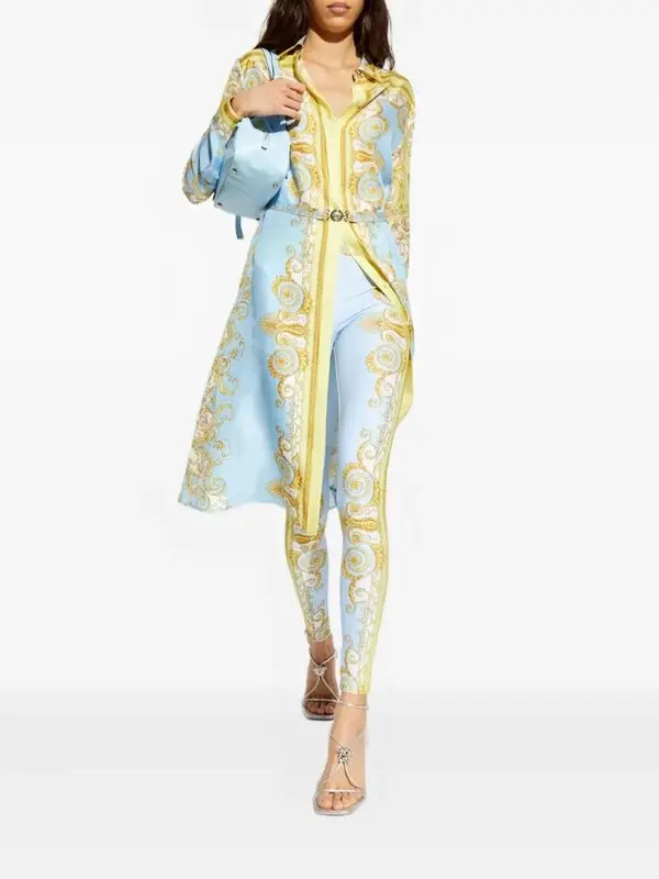 Versace Spring Barocco Leggings - Multicolor