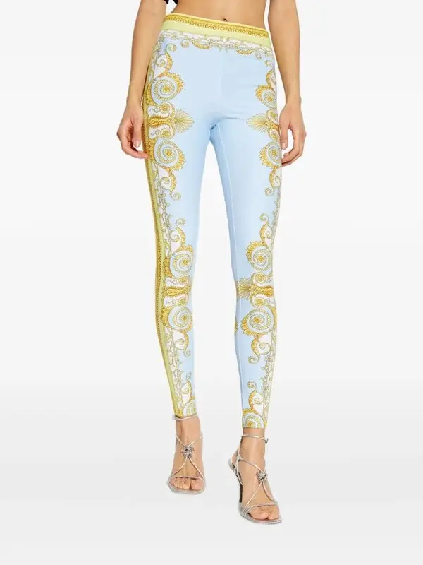 Versace Spring Barocco Leggings - Multicolor