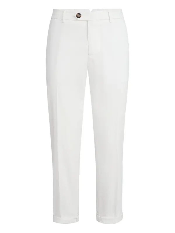 Brunello Cucinelli Cotton Blend Trousers - Multicolor