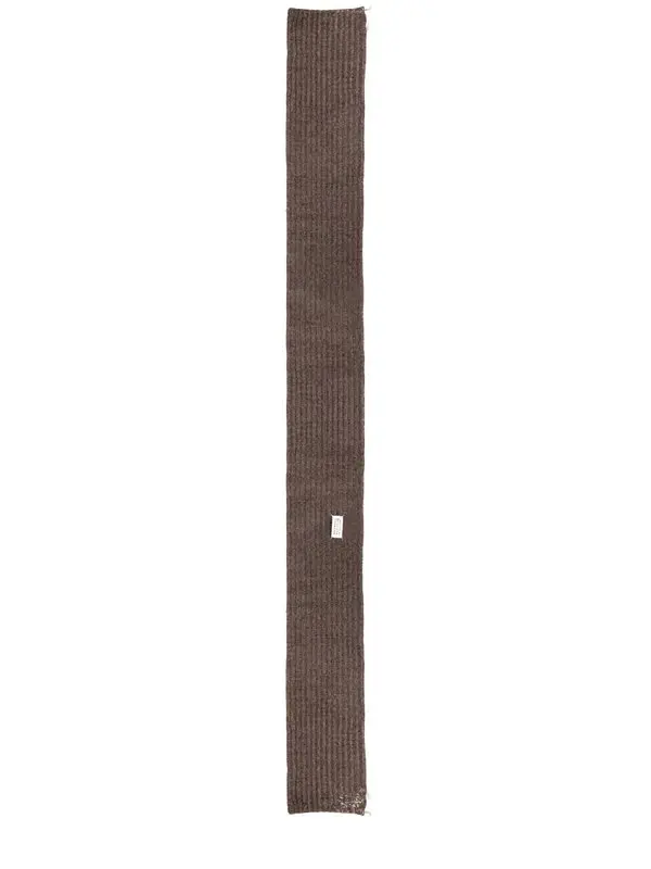MAISON MARGIELA Wool Scarf - Brown