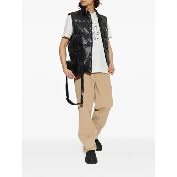 Moncler Padded Zip-up Gilet - Black