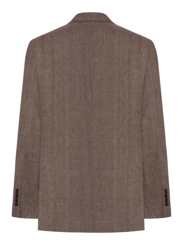Brunello Cucinelli Double-breasted Tailored Jacket - Multicolor