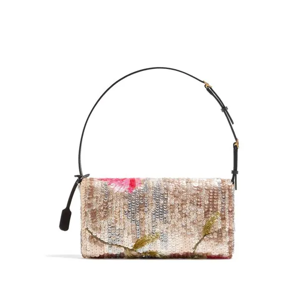 Valentino Garavani Calfskin Leather Shoulder Bag