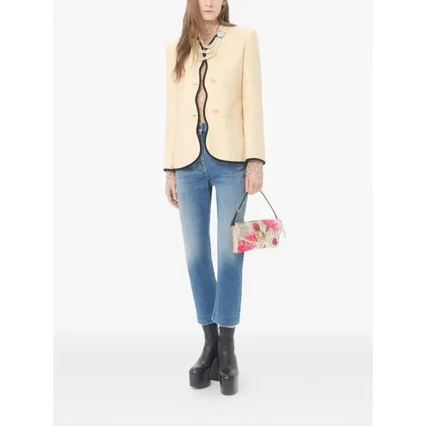 Valentino Garavani Calfskin Leather Shoulder Bag