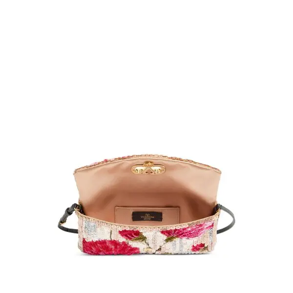 Valentino Garavani Calfskin Leather Shoulder Bag