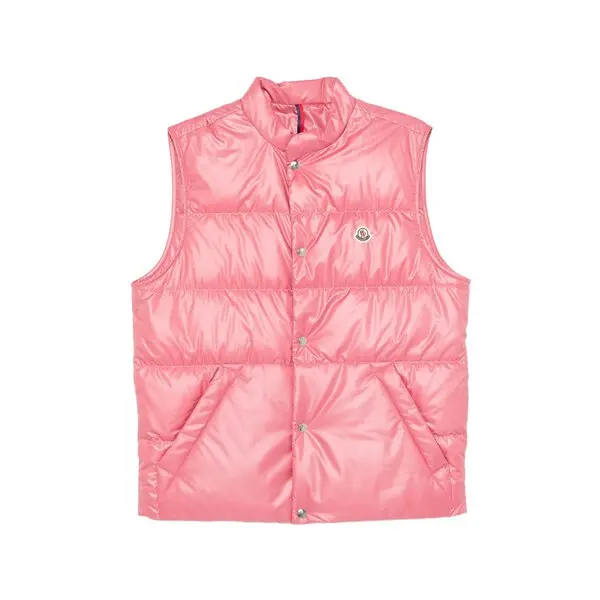 Moncler Quilted Sleeveless Vest - Pink