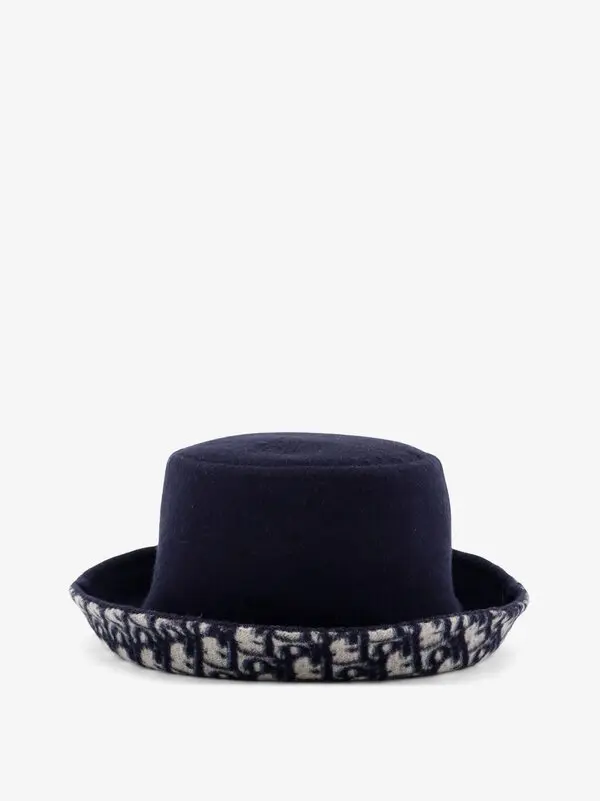Dior Virgin Wool And Silk Cloche Hat - Multicolor