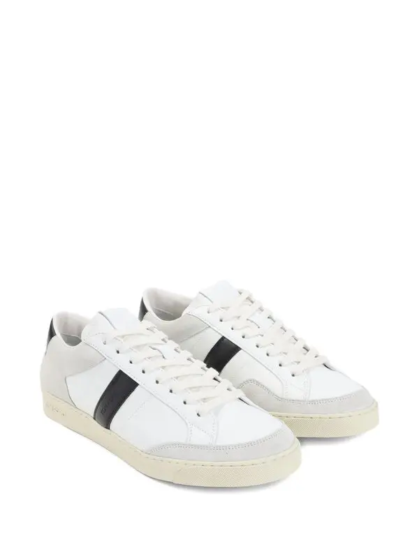 TOM FORD Leather Sneakers With Paneled Design - Multicolor
