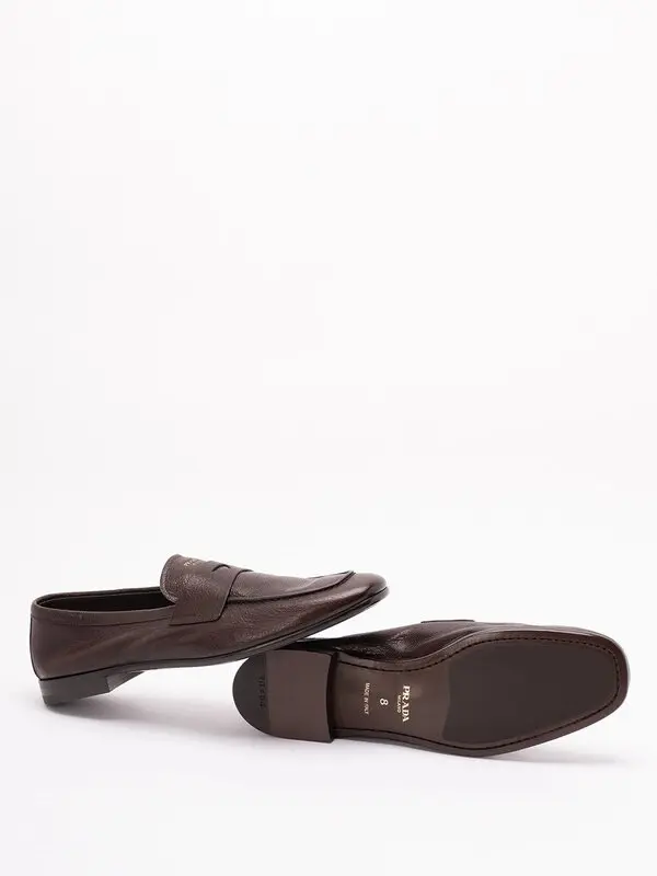 Prada Goat Skin Leather Loafers