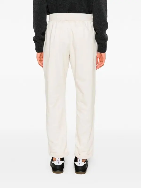 Brunello Cucinelli Track Silk Satin Wide Leg Pants - Multicolor