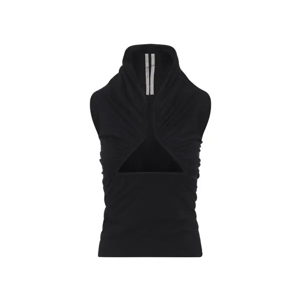 Rick Owens Prong Ss Top - Black