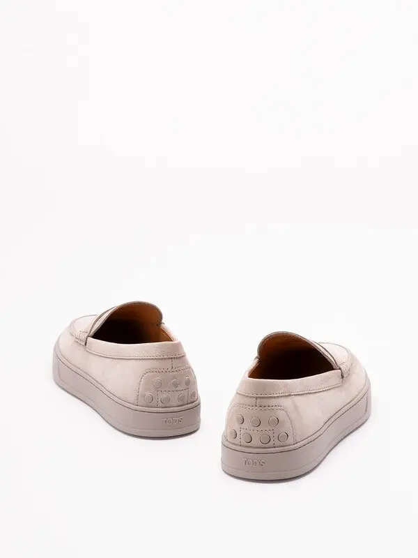 TOD'S Nabuk Leather Loafers