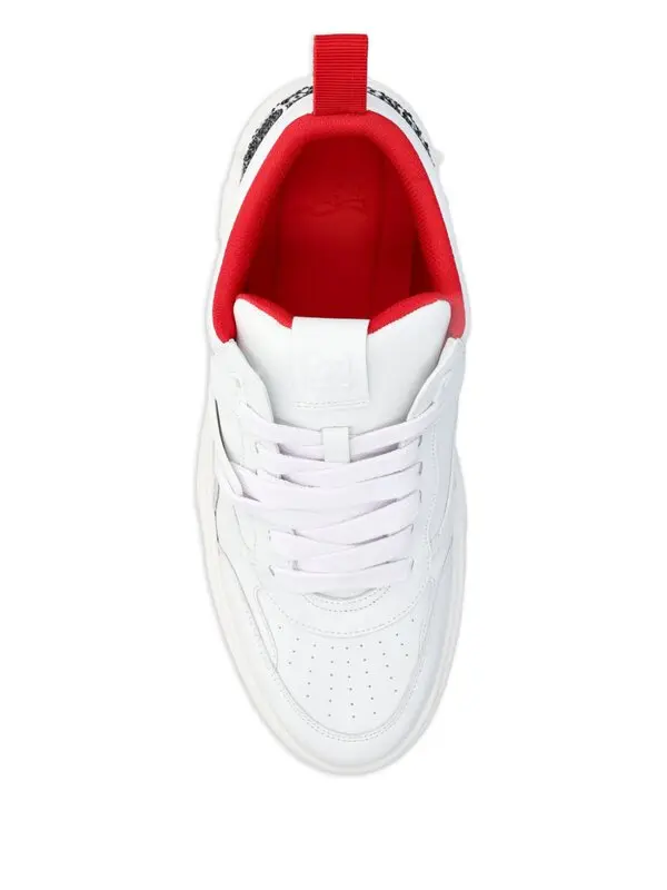 CHRISTIAN LOUBOUTIN Astroloubi Perforated Leather Sneakers