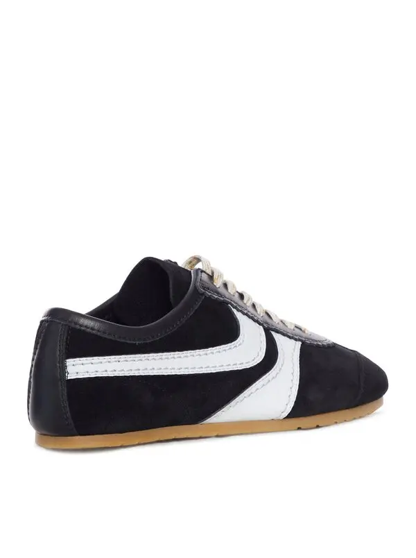 Dries Van Noten Two-tone Leather And Suede Sneakers - Multicolor