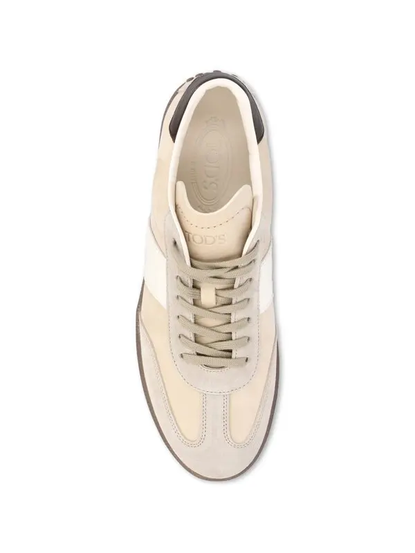 TOD'S Leather Sneakers With Studded Detail - Multicolor