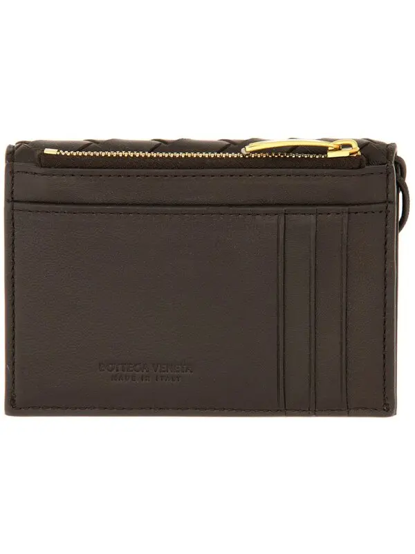 Bottega Veneta Let's Go Card Holder With Zipper