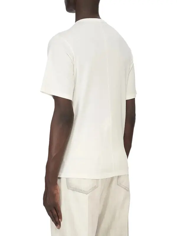 Rick Owens Brad T Crew Neck Cotton T-shirt With Print - Multicolor