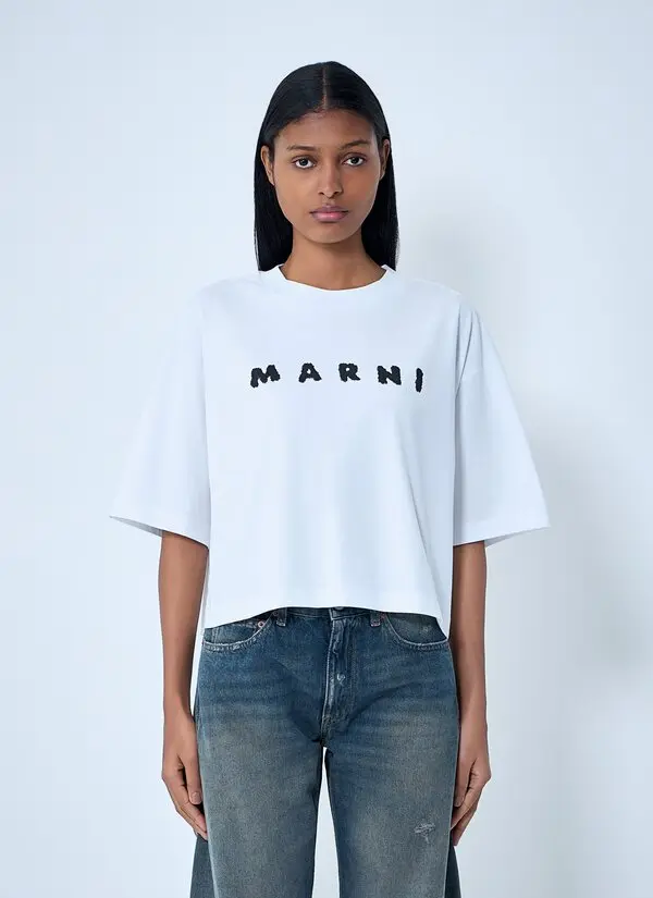 Marni Logo Motif T-shirt