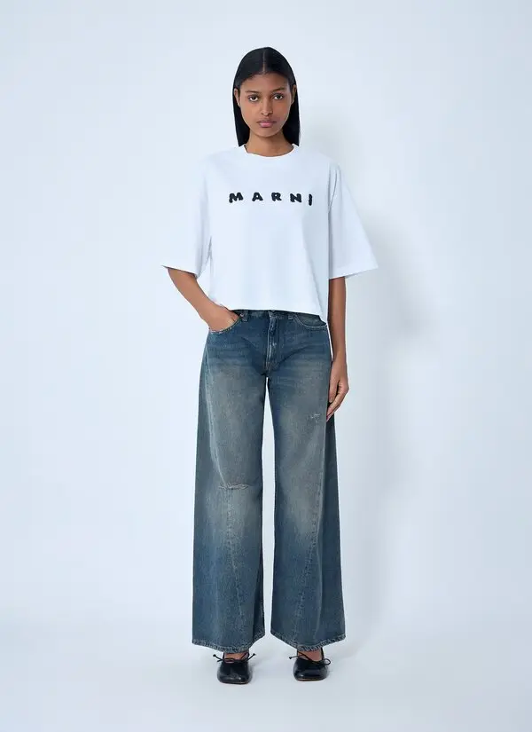 Marni Logo Motif T-shirt