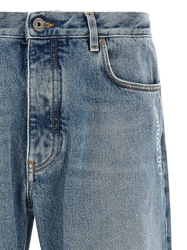 Off-White Half Arrow Denim Jeans - Blue