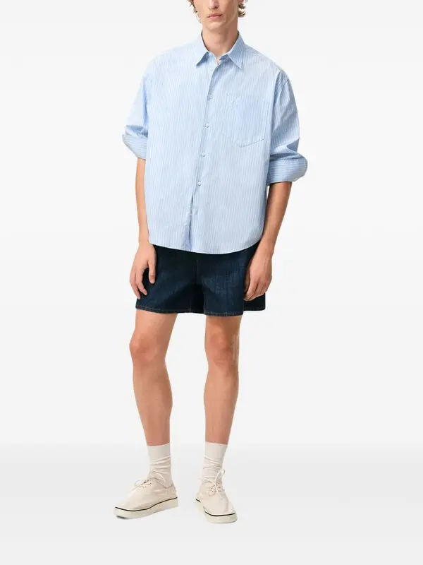 AMI Paris Striped Cotton Shirt