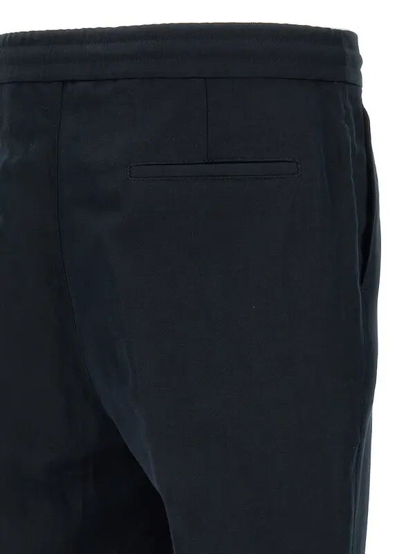 Brunello Cucinelli Linen Blend Trousers - Blue