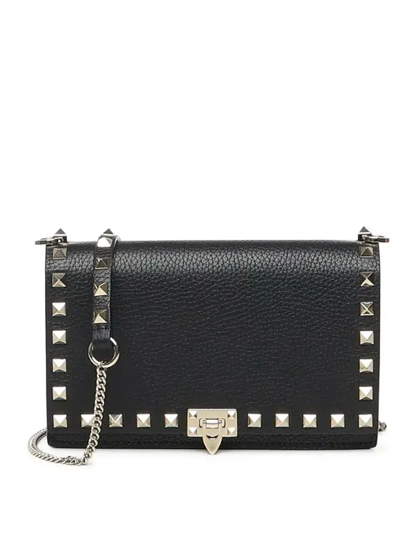 Valentino Garavani Mini Rockstud Leather Bag - Black