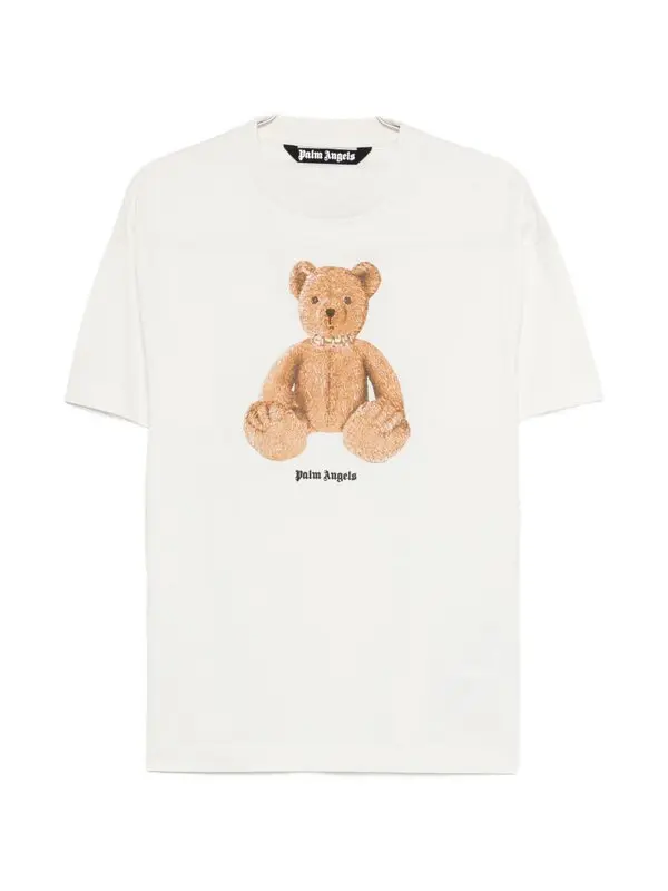 Palm Angels Bear Cotton T-shirt - Multicolor