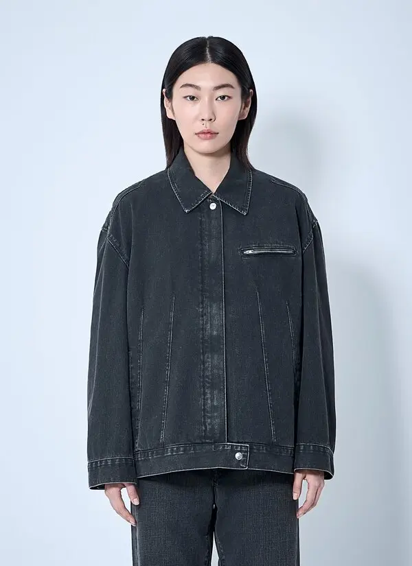 Our Legacy Draft" Japanese Denim Jacket - Black