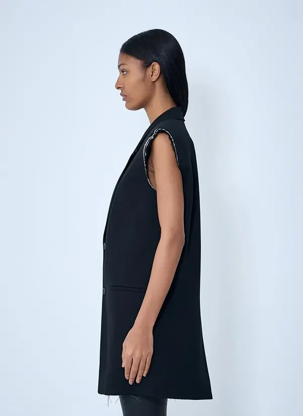 Rick Owens Sleeveless Tailored Blazer
