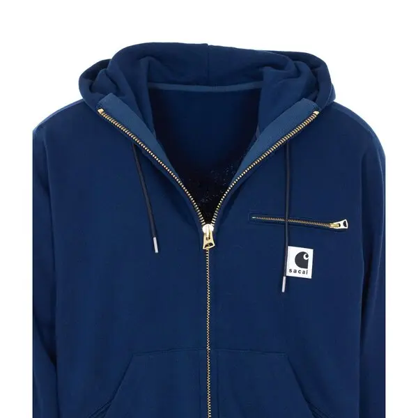 SACAI X CARHARRT WIP Sacai X Carhartt Wip Cotton Zip-up Hoodie