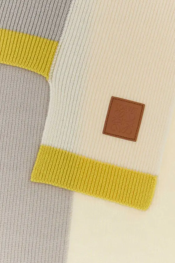 Loewe Two-tone Wool Scarf - Multicolor
