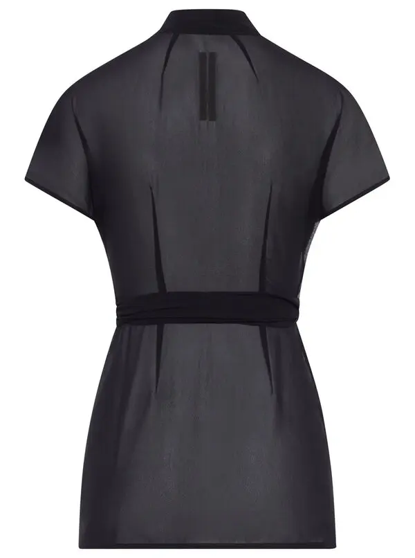 Rick Owens Silk T-shirt Wrap