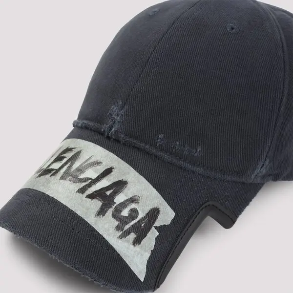 Balenciaga Faded Washed Cotton Cap