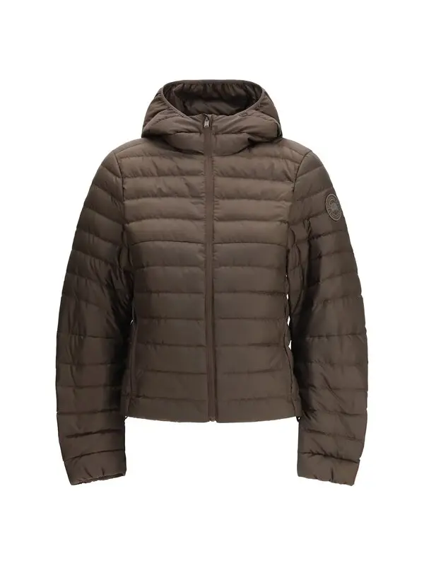 Canada Goose Aethera Tonal Label Hooded Jacket - Brown