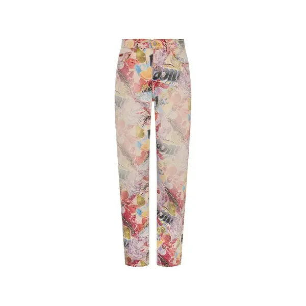 Martine Rose Printed Straight-leg Jeans