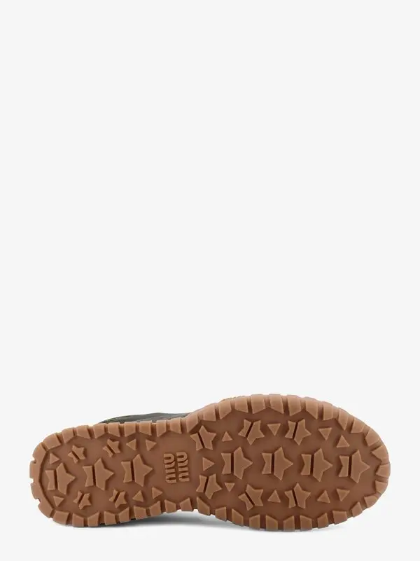 Miu Miu Technical Fabric And Suede Tyre Sneakers - Multicolor