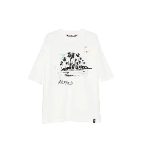 Palm Angels T-shirts & Vests T-shirts - White