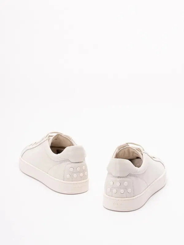 TOD'S Calf Leather Lace-up Sneakers - Multicolor
