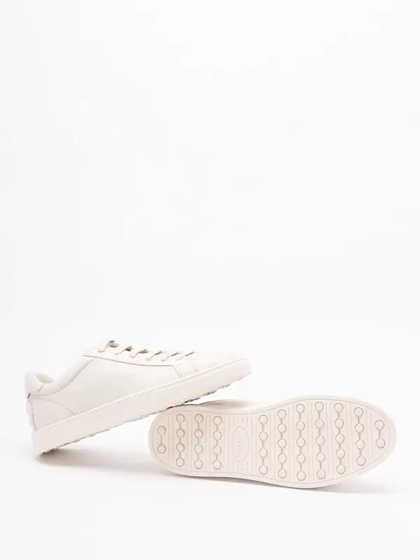 TOD'S Calf Leather Lace-up Sneakers - Multicolor