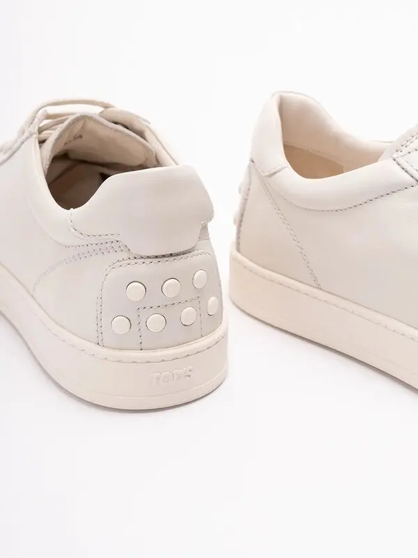 TOD'S Calf Leather Lace-up Sneakers - Multicolor