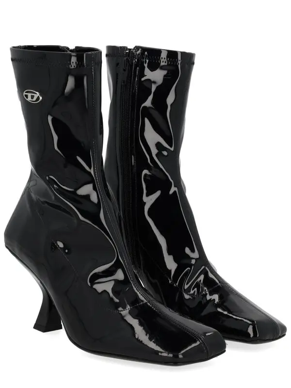 DIESEL® D-amber Mid Calf Zip-up Boots