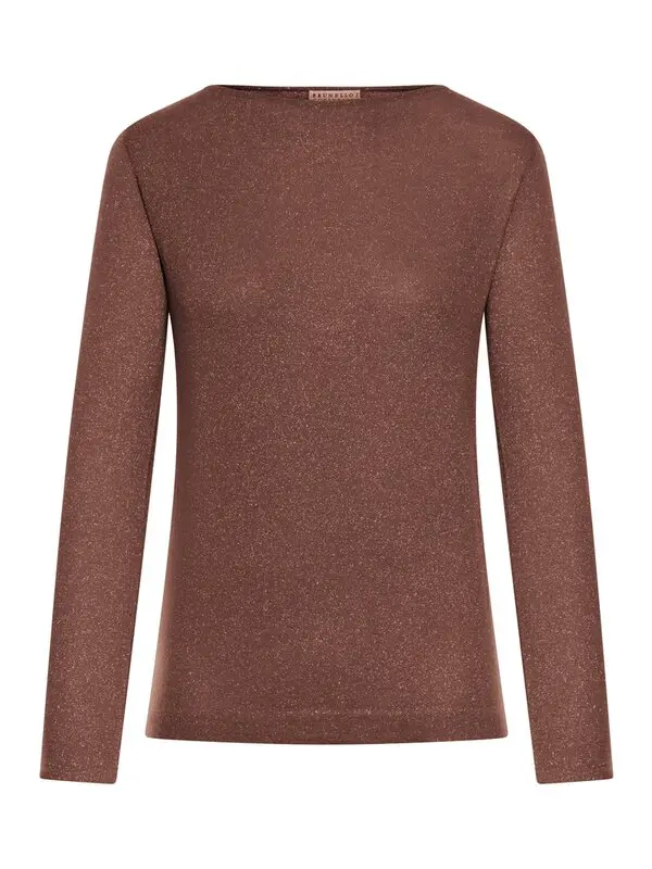 Brunello Cucinelli Lightweight Cashmere And Silk Sparkling Sweater - Multicolor