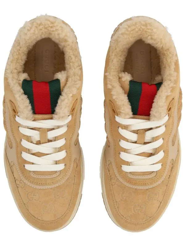 Gucci Re-web Calfskin Sneakers