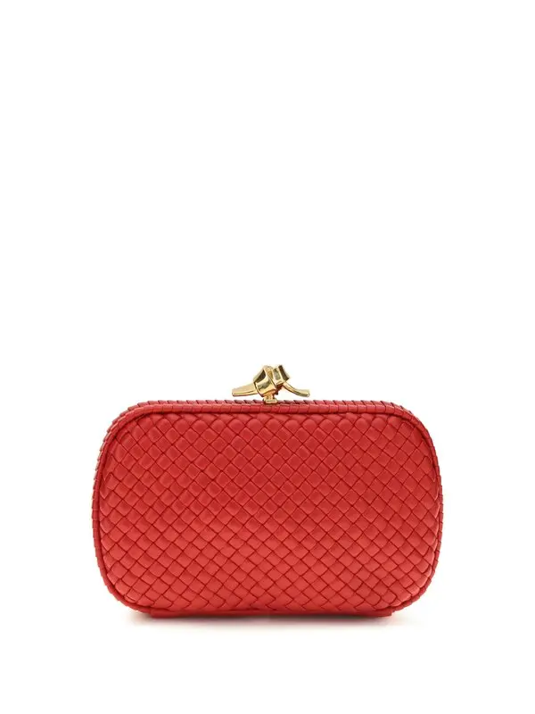 Bottega Veneta Soft Knot Clutch - Red
