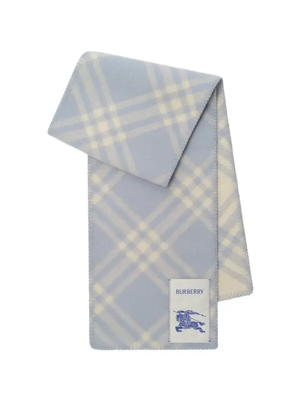 Burberry Check Wool Scarf