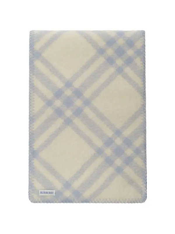 Burberry Check Wool Scarf