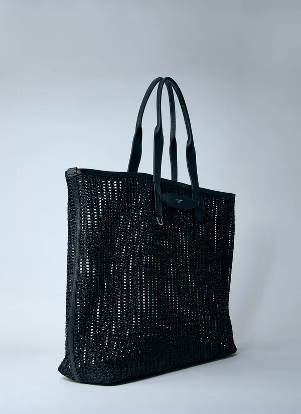 Dolce & Gabbana Woven Mesh Tote Bag - Black