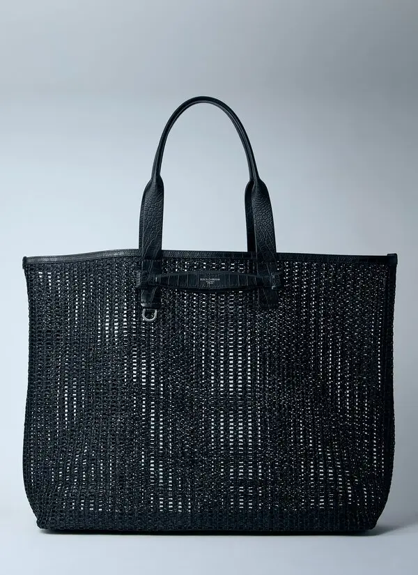 Dolce & Gabbana Woven Mesh Tote Bag - Black